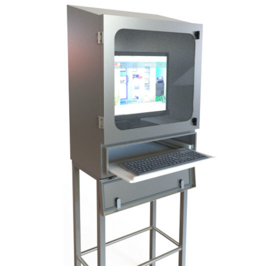 Desktop computer enclosure - AGRO INOX LC EC - LM REALISATIONS - floor ...