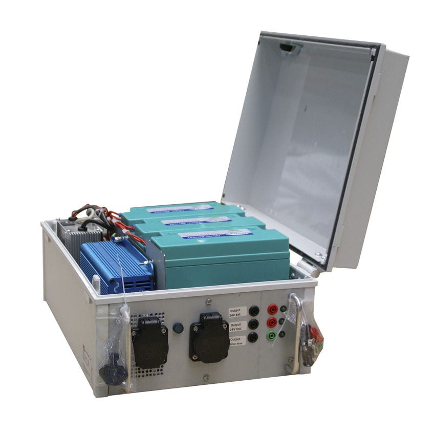 Power supply casing - LM REALISATIONS - modular / battery / insulated