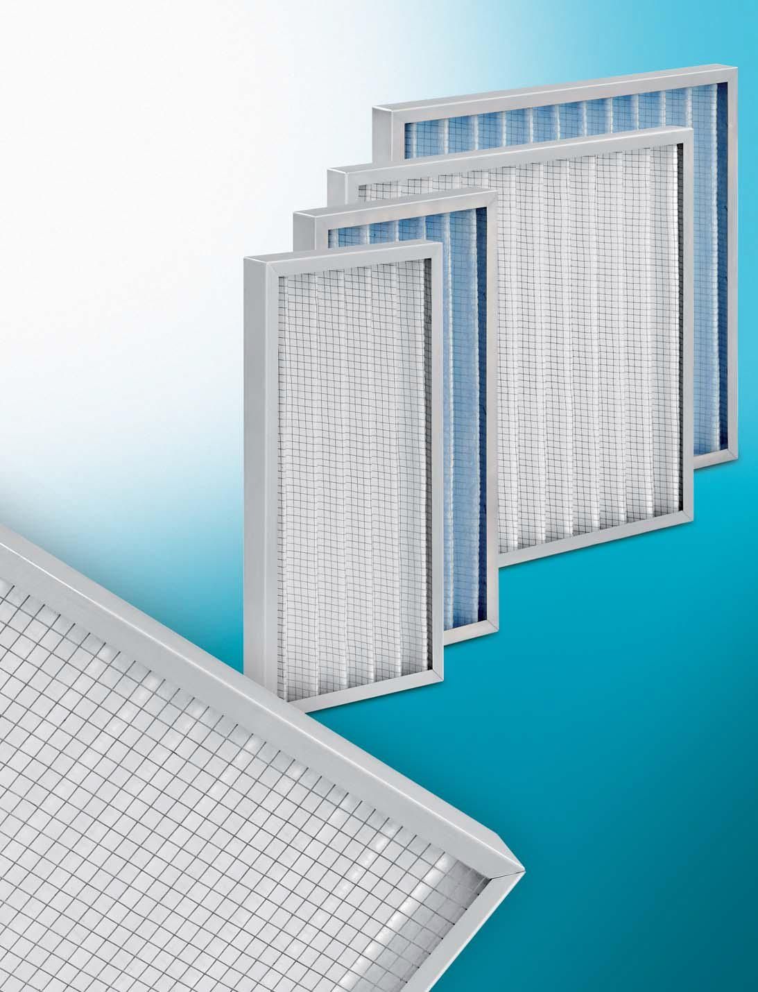 Air filter - Panfil series - MGT Air Filters - panel / metal