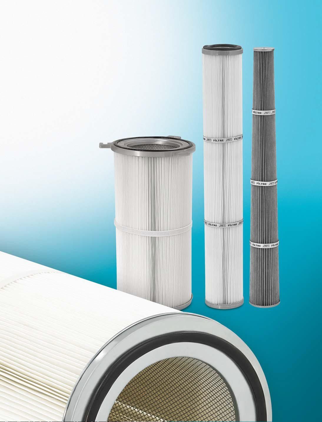 Gas filter cartridge - KS series - MGT Air Filters - air / dust / metal
