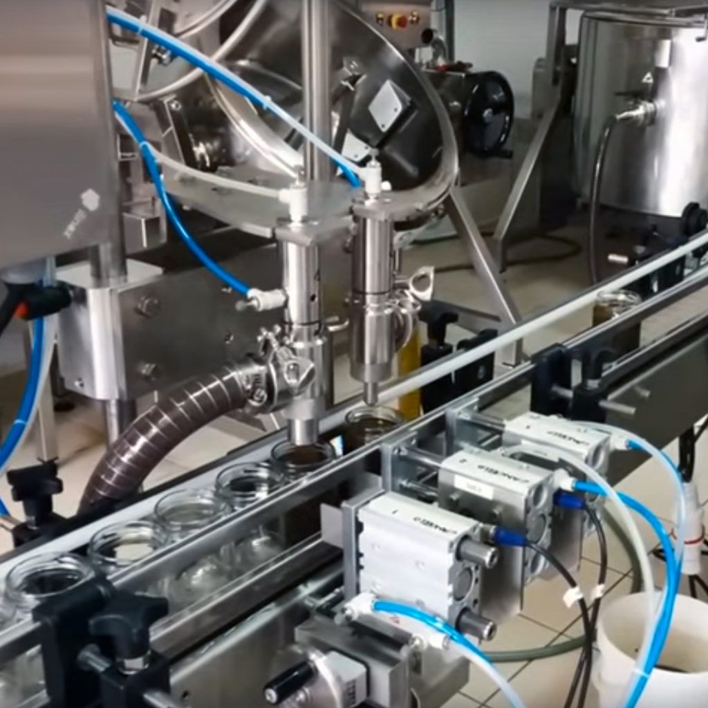 Automatic filling line - LINE 66 - Telm srl - for jars / container ...