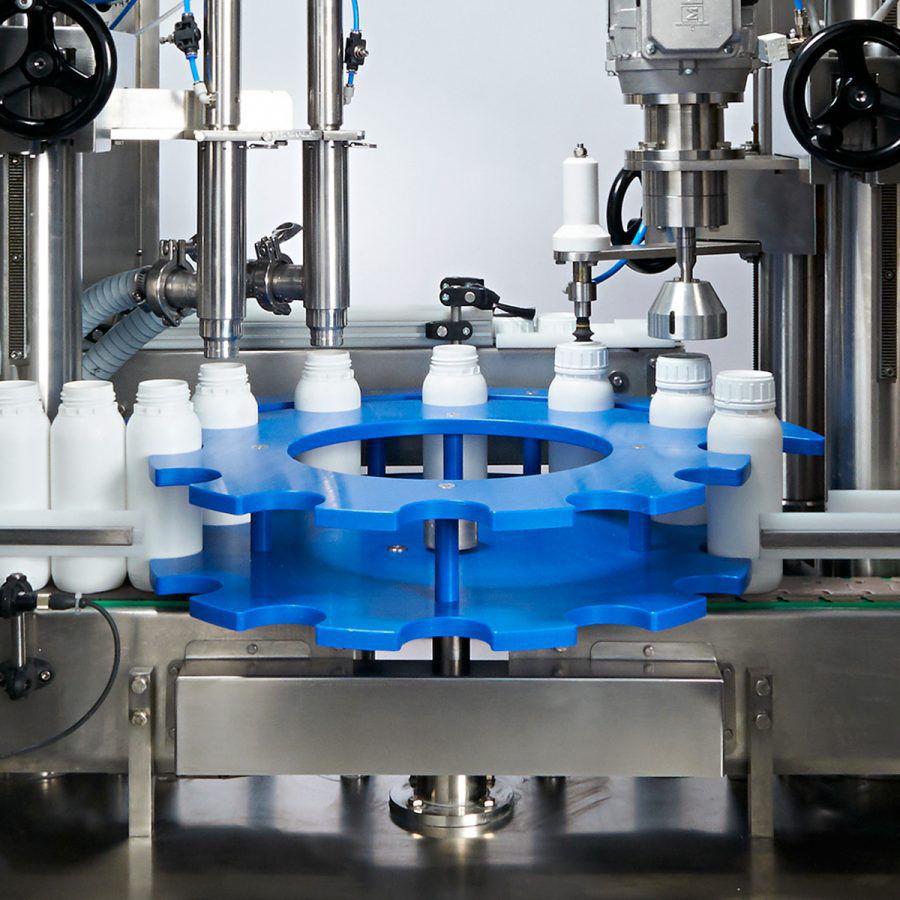 Automatic filler-capper-labeler - MONO 69 - Telm srl - PLC-controlled ...