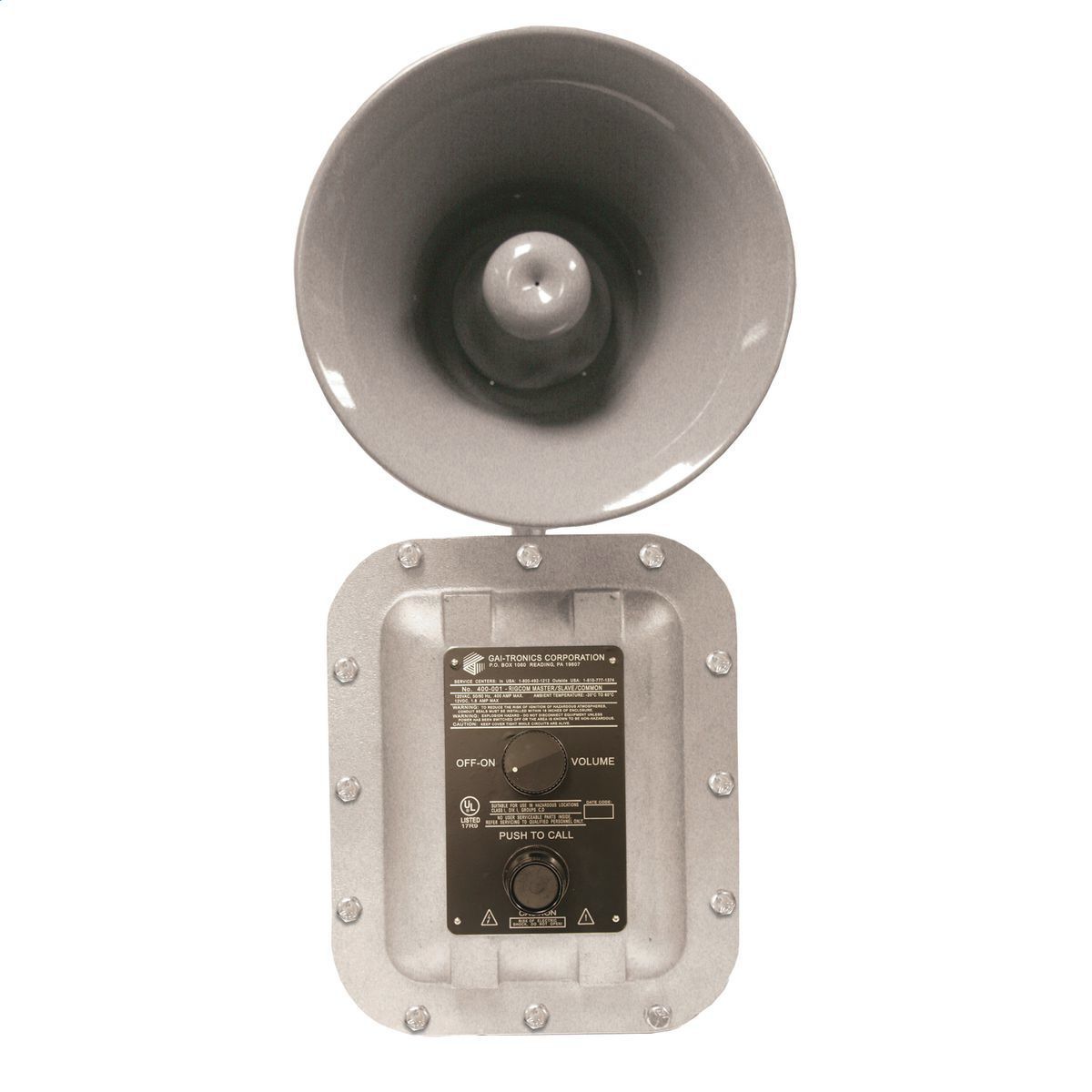 Hands-free communication unit - 400-001 - GAI-TRONICS - for hazardous areas