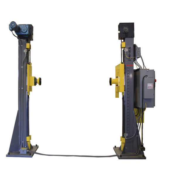 Twin-ram lifting device - EH - Unidex, Inc. - with hoist / for rolls