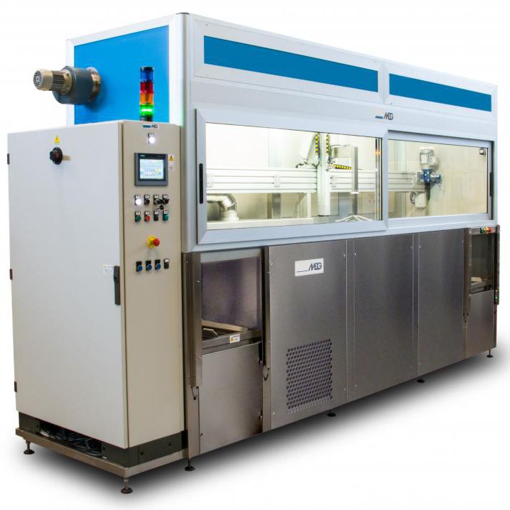 Solvent cleaning machine - MEG - water / automatic / process