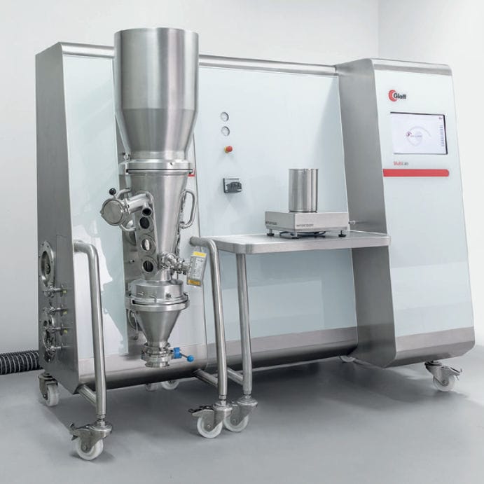 Fluidized bed granulator - GPCG.Lab - Glatt Ingenieurtechnik GmbH - wet ...