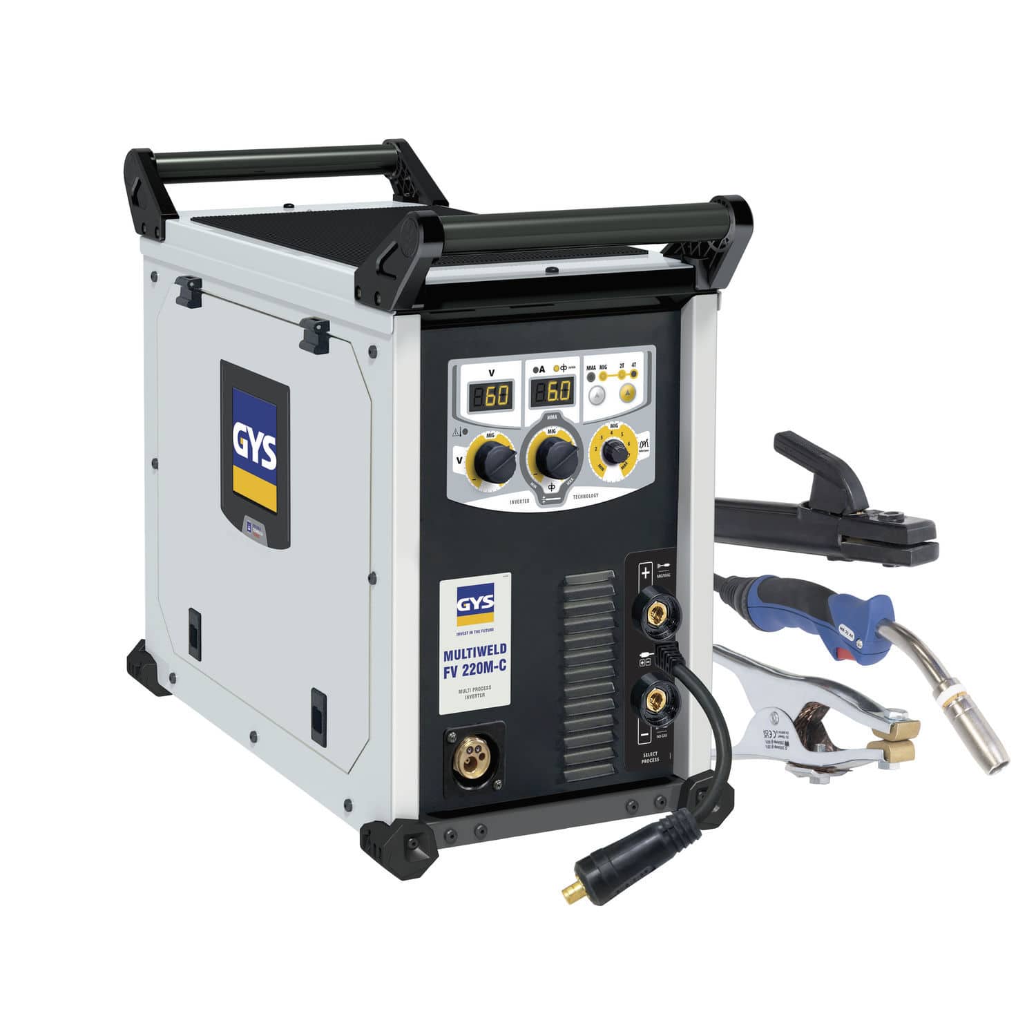 MMA welder - MULTIWELD FV 220 M-C - GYS - MIG-MAG / electrode / cored wire