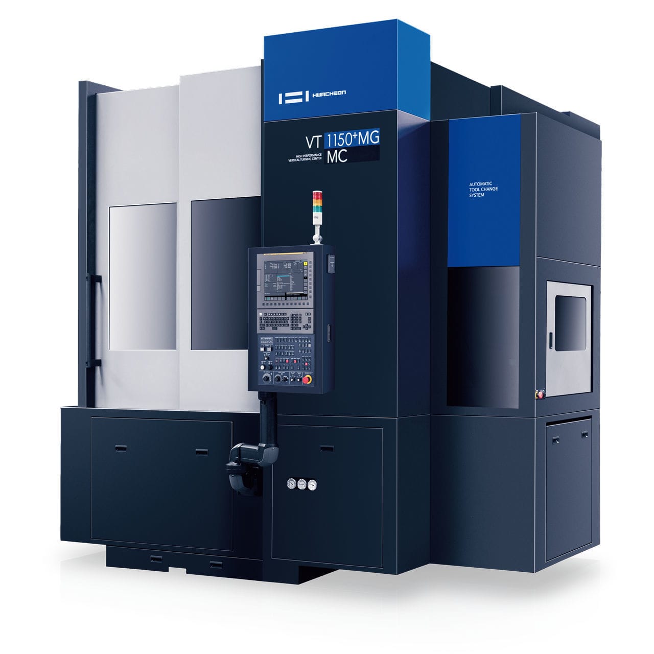 CNC turning center - VT series - Hwacheon - vertical / 2-axis / heavy-duty