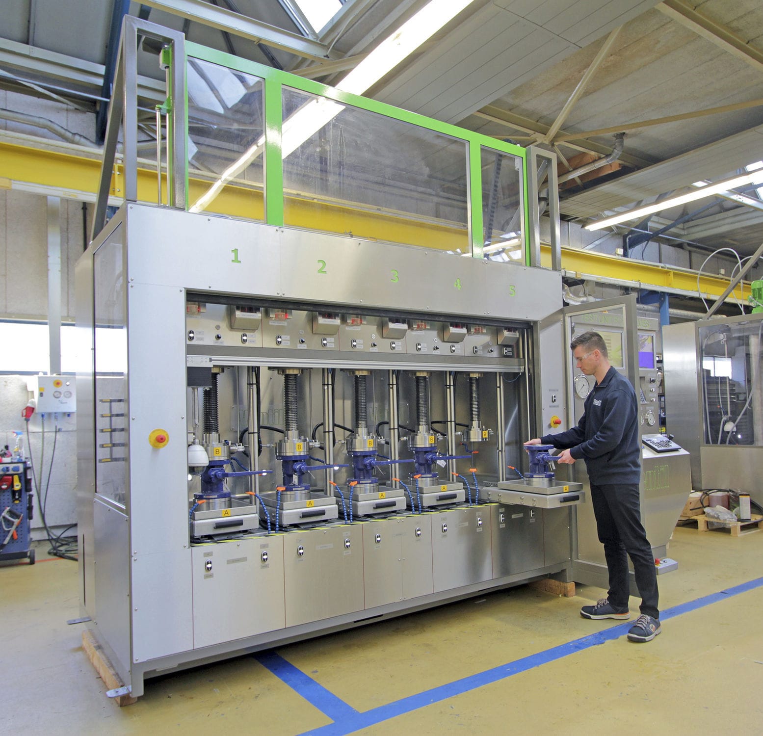 Pressure testing machine - Ventil Test Equipment BV - automatic / valve