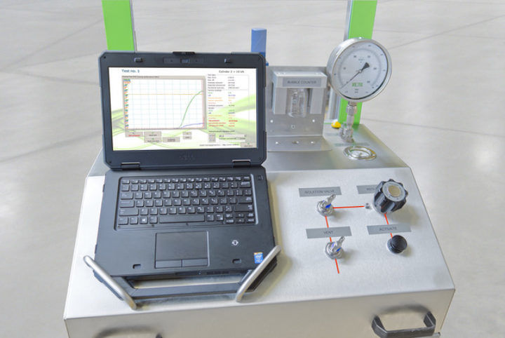 Pressure test bench - VC10-CC - Ventil Test Equipment BV - PC ...