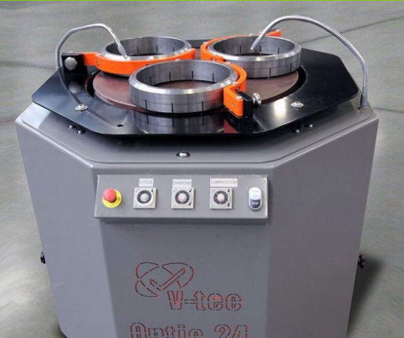 Metal polishing machine - OPTIC 24 - Ventil Test Equipment BV - optical ...
