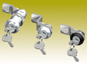 Key lock latch - 2-220 - Industrilas - quarter-turn / cam / stainless steel