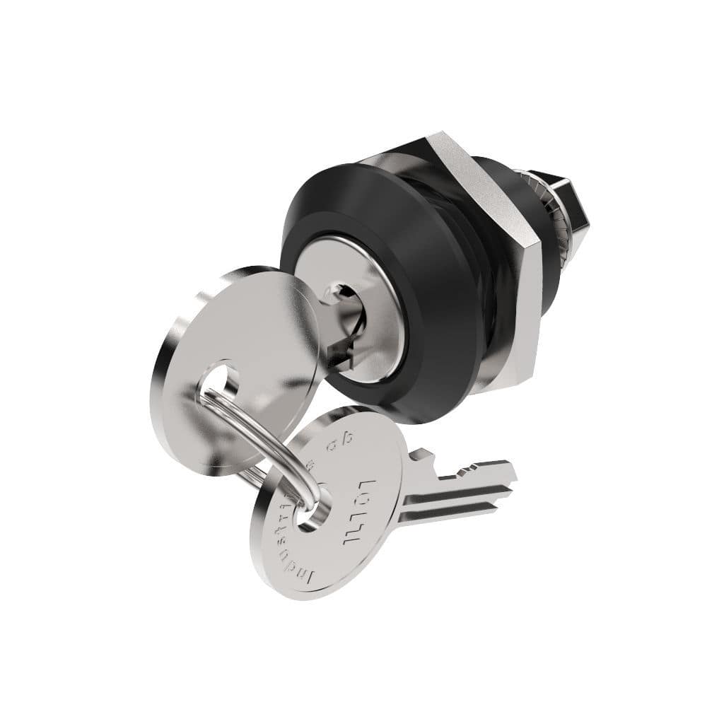 Key lock latch - 2-220a - Industrilas - quarter-turn / cam / stainless ...