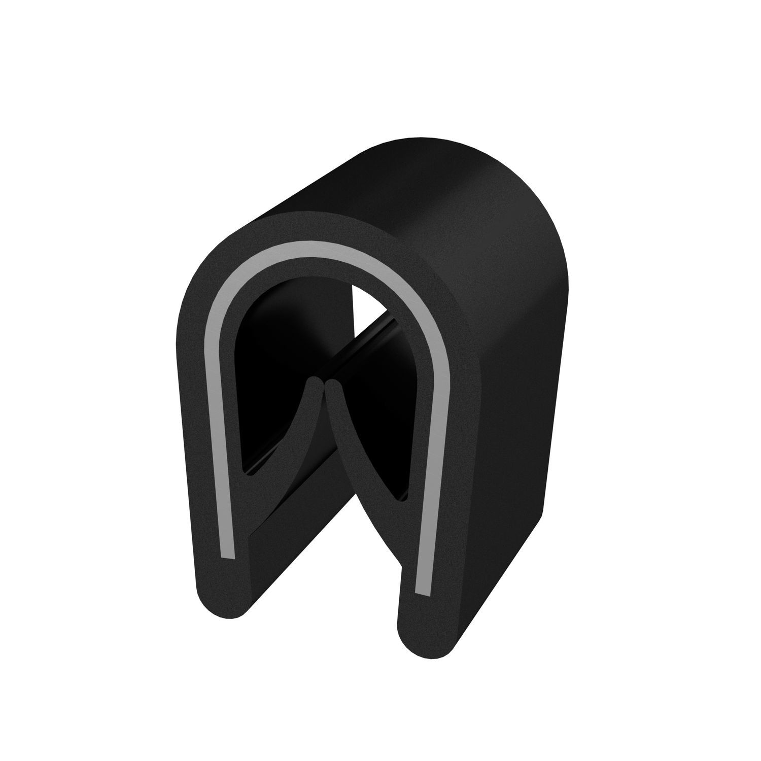 PVC profile - 4-050 - Industrilas - U-shaped / sealing / protection