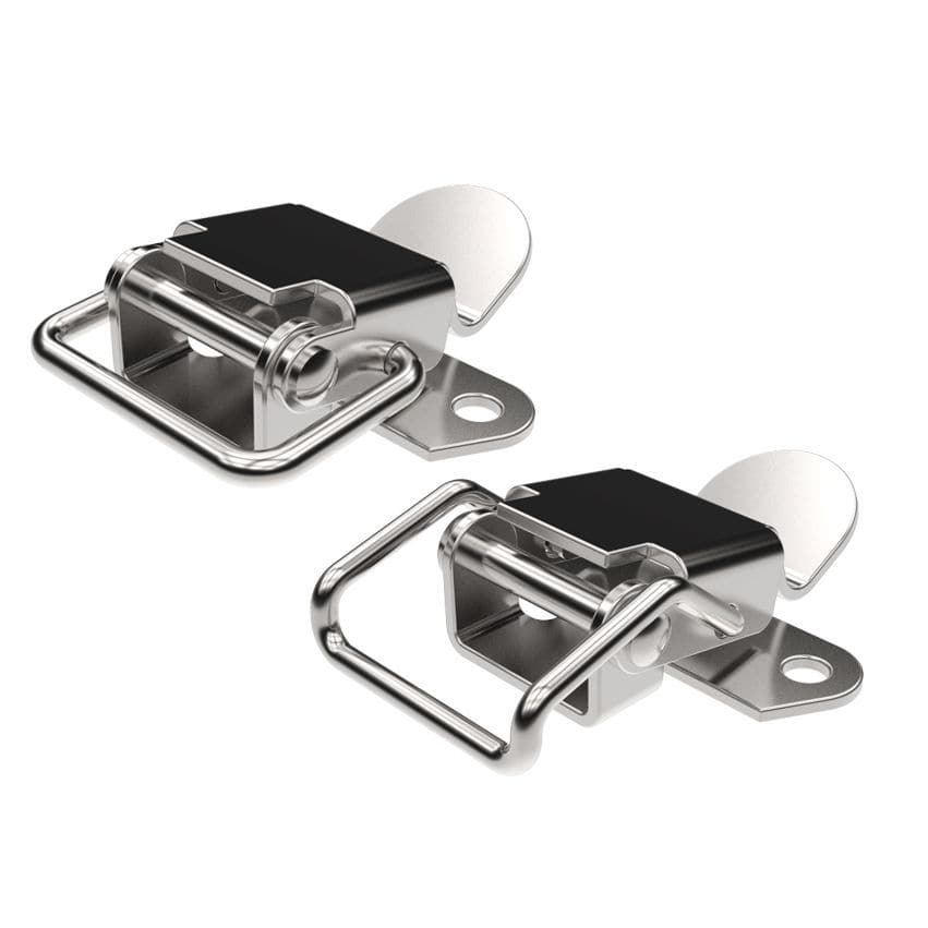 Stainless steel draw latch - 5-300 - Industrilas - spring