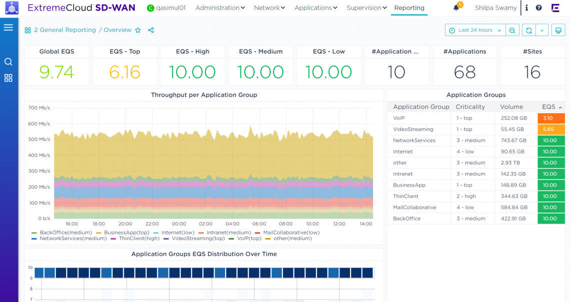 Management software - SD-WAN - Extreme Networks - calculation / network / edge computing