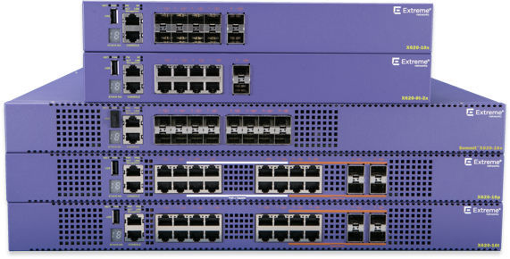 Managed ethernet switch - X620 - Extreme Networks - 10 ports / 16 ports ...