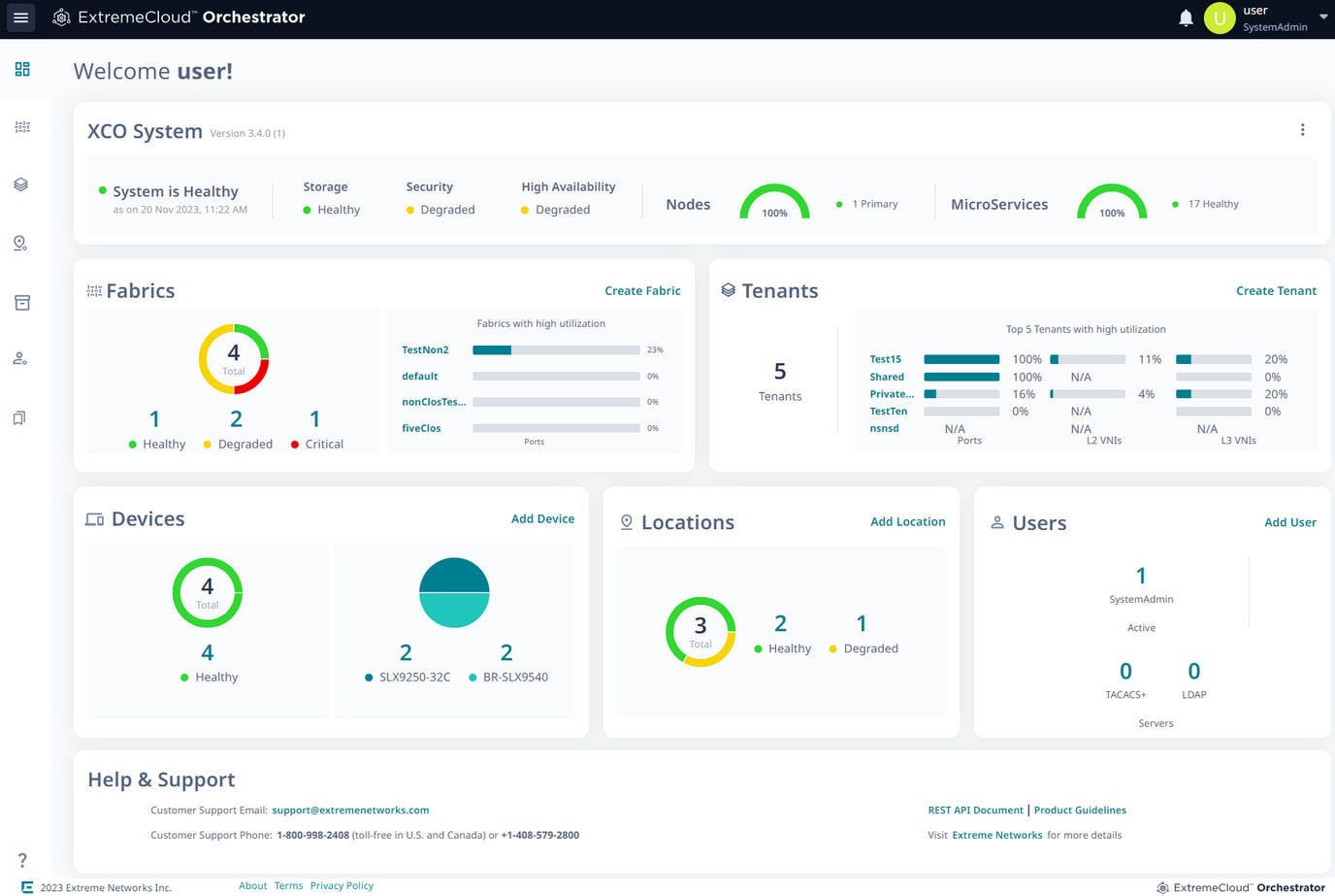 Monitoring software - ExtremeCloud Orchestrator - Extreme Networks ...