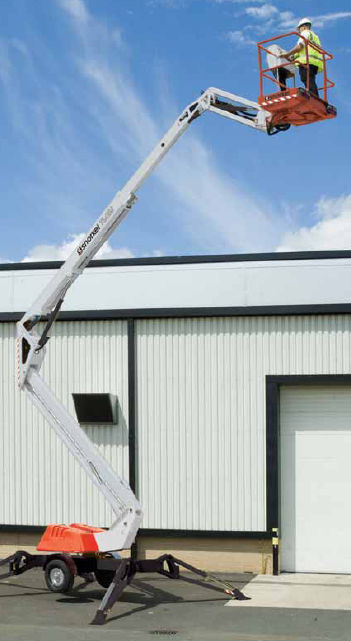 Trailer-mounted articulated boom lift - 2.1 m | TL49J - Snorkel ...