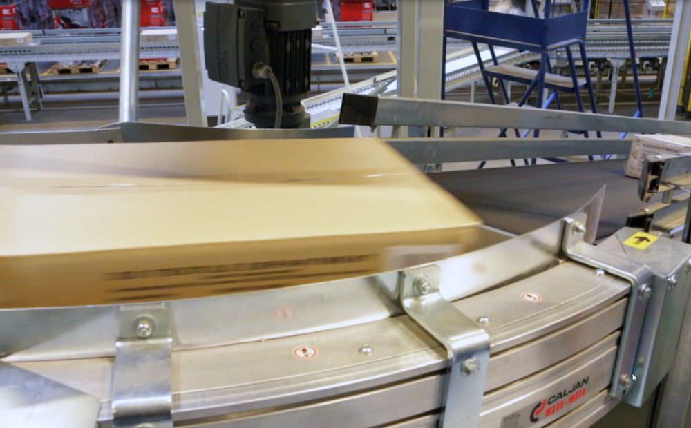 Belt conveyor - CurveTrack - Caljan Rite-Hite - curved / transport ...