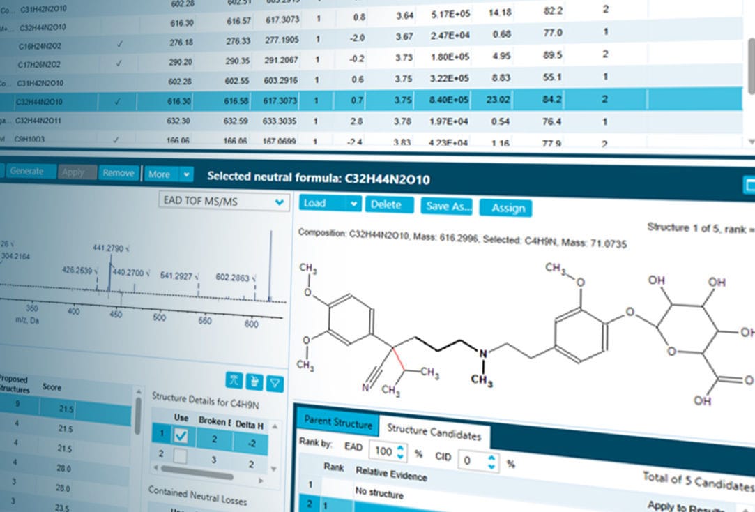 Data analysis software - SCIEX - development / quality / training