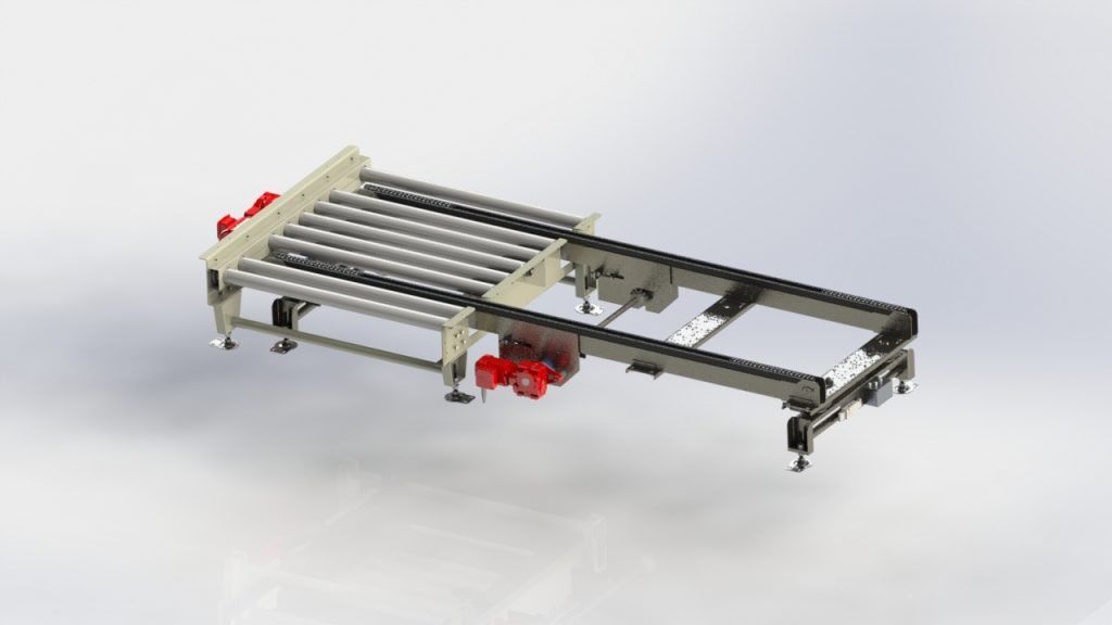 Roller conveyor - Webster Griffin Ltd - handling / automatic / pallet