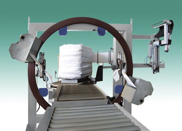 Rotary ring stretch wrapping machine - Uniwrap 1000 AE - Webster ...
