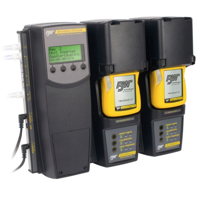 Test gas detector docking station - MicroDock II - Honeywell analytics ...