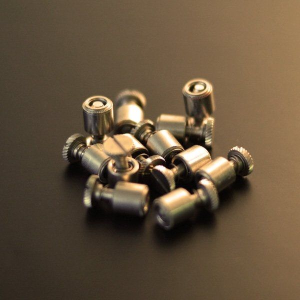 Captive knurled screw - CAPTIFIX™ series - clufix