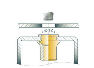 Blind rivet nut - CLUFIX® series - clufix - metal