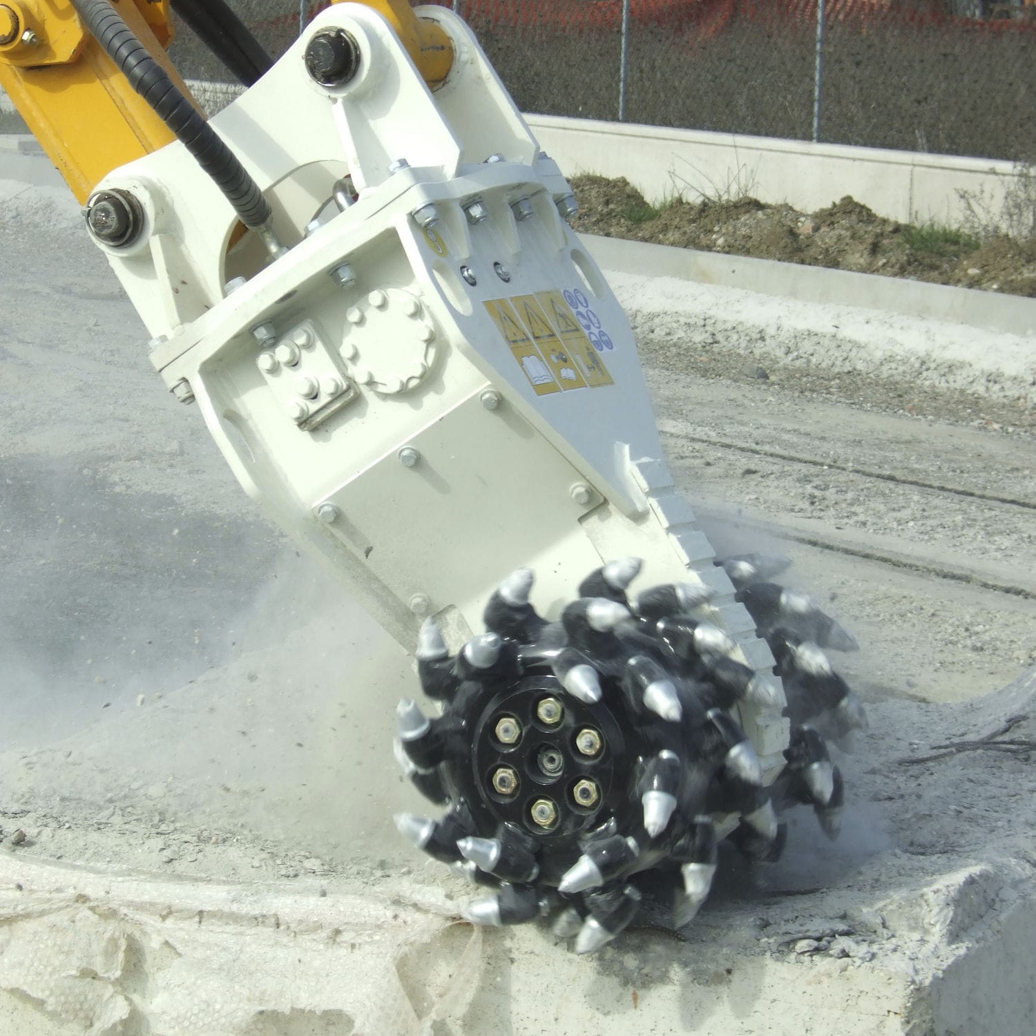 Excavator hydraulic milling cutter - TF 400 - Simex S.r.l