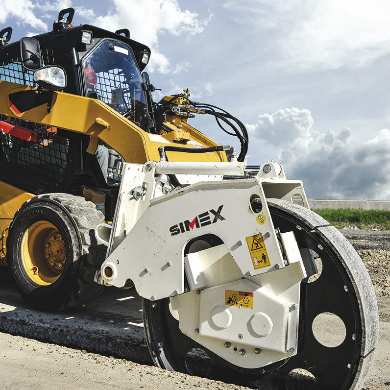 Trench compactor wheel compactor - CT 2.8 F.O. - Simex S.r.l - vibrating