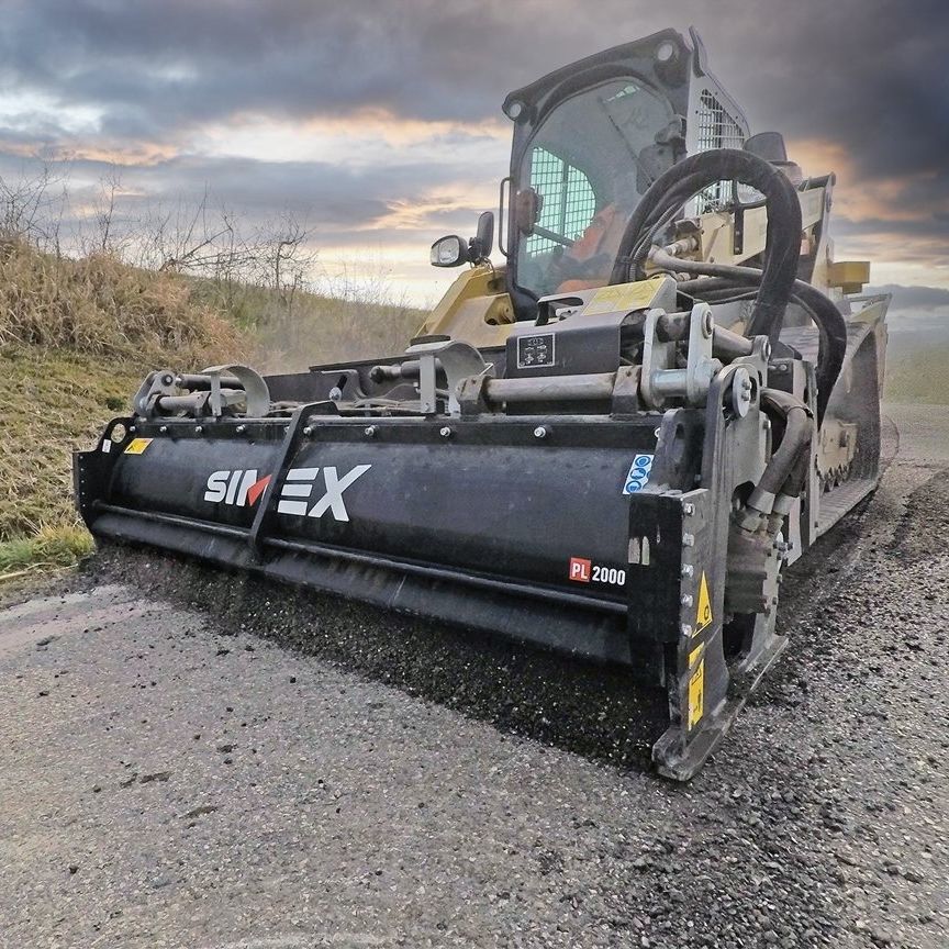 Skid steer loader cold planer - PL 2000 - Simex S.r.l - compact / for ...