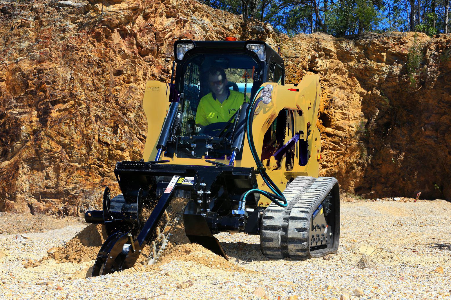 Chain trencher - CHD 90S - Simex S.r.l - tractor-mounted
