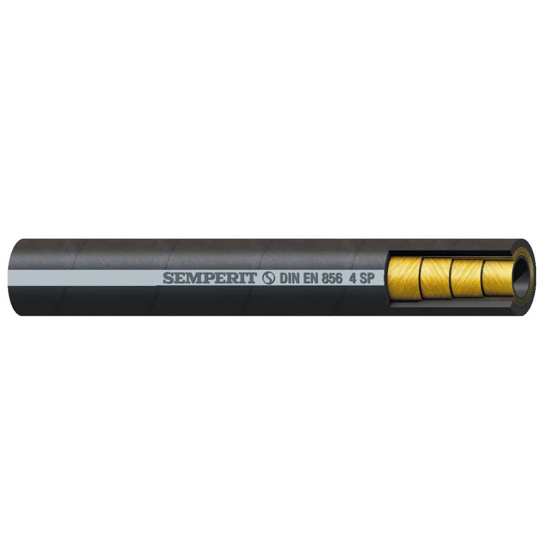 Hydraulic hose - DIN EN 856 4 SP - Semperflex - synthetic rubber ...