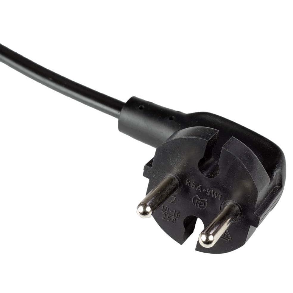 2-pole electrical plug - K6A-5W1 - Müller Plastik GmbH - Schuko type / CEE