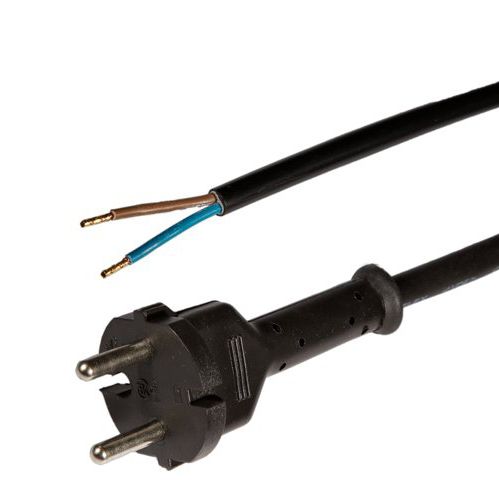 Power cord with plug - 3211, 3221 Series - Müller Plastik GmbH