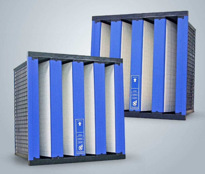 Panel filter - Turbo-Tek series - DONALDSON - air / centrifugal / for ...