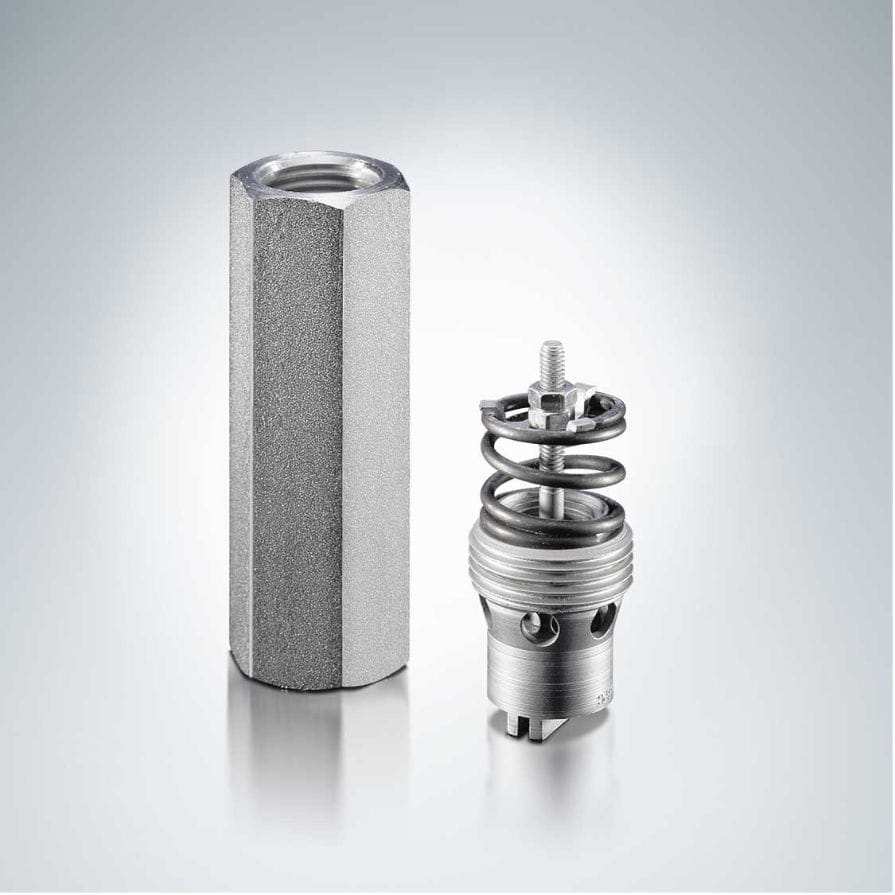 Cartridge check valve - S series - HAWE Hydraulik SE - threaded / screw ...