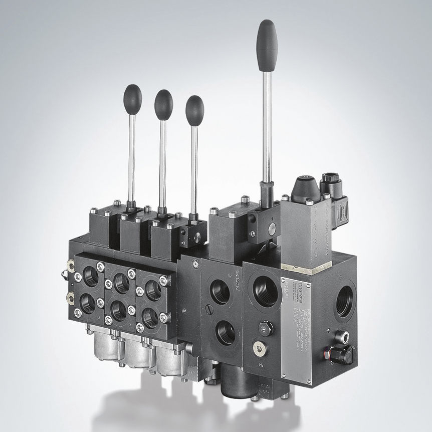 Spool hydraulic directional control valve - PS series - HAWE Hydraulik ...