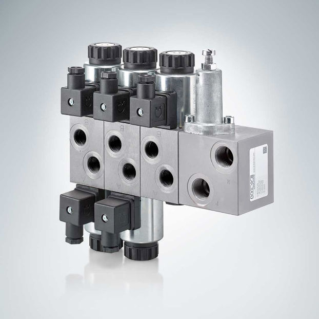 Spool hydraulic directional control valve - CWS series - HAWE Hydraulik ...