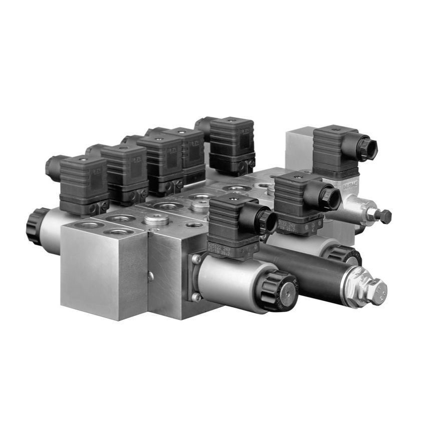 Spool hydraulic directional control valve - BVH - HAWE Hydraulik SE ...