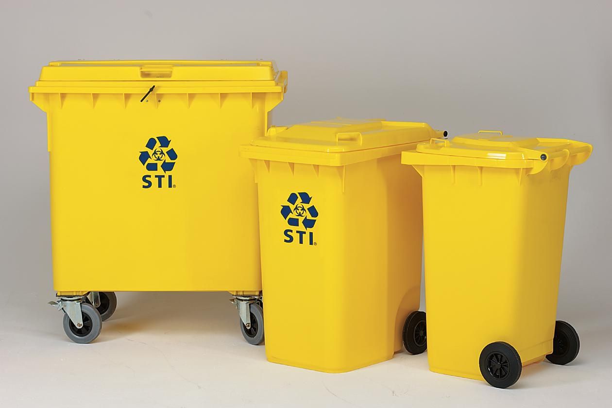 Plastic waste container - MGB ZHA series - Engels Manutention et ...