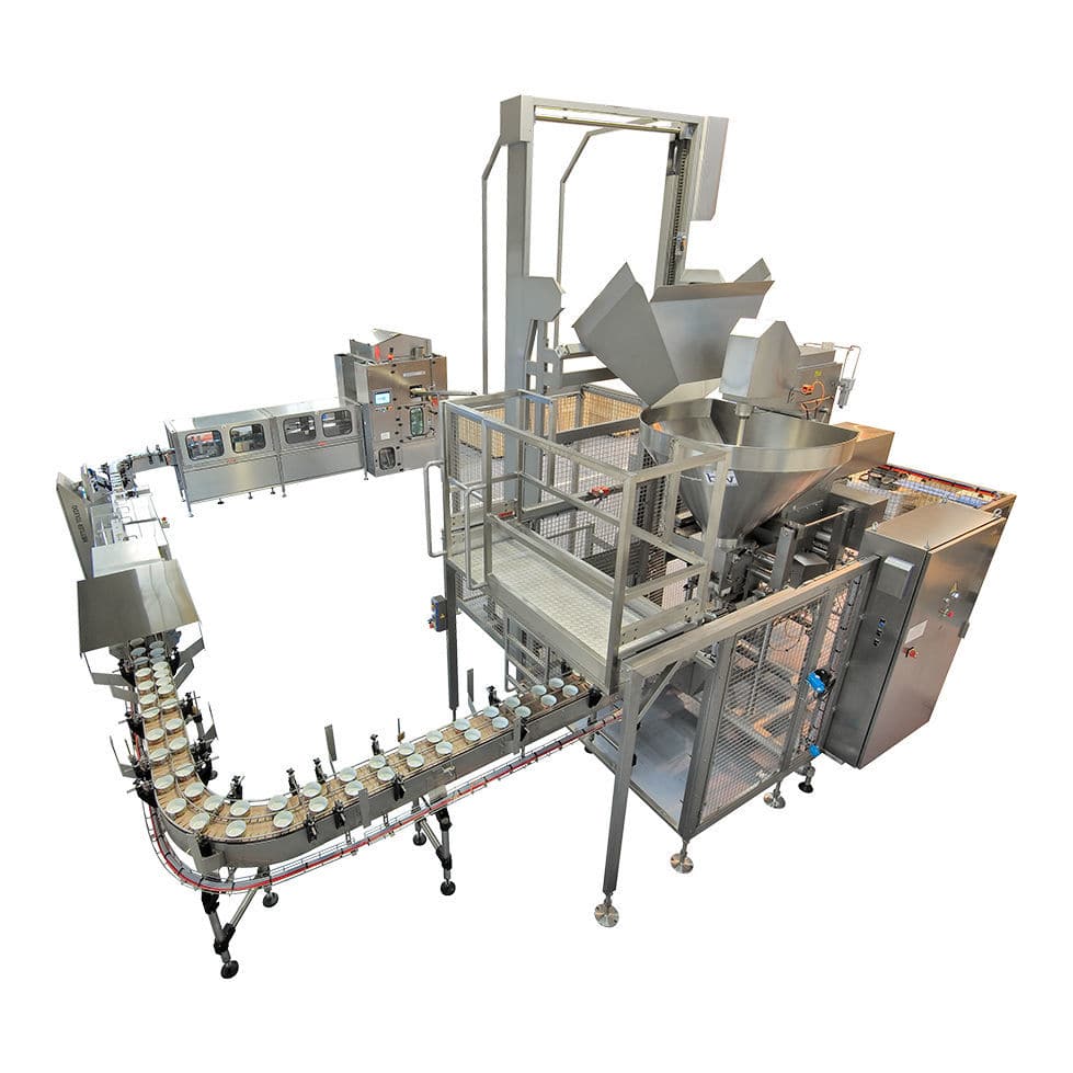 Automatic complete packaging line - Canline - Hema Filling