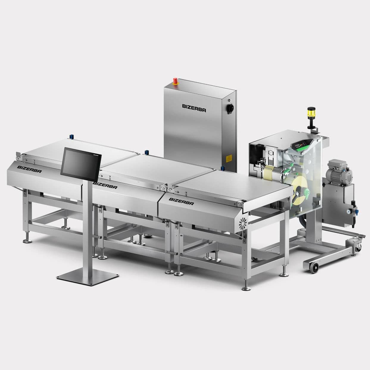 Automatic labelling machine - GLM-I 40 - BIZERBA - carton / for boxes / can