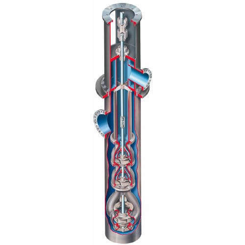 Vertical pump - APKD - FLOWSERVE - impeller / water / for chemicals