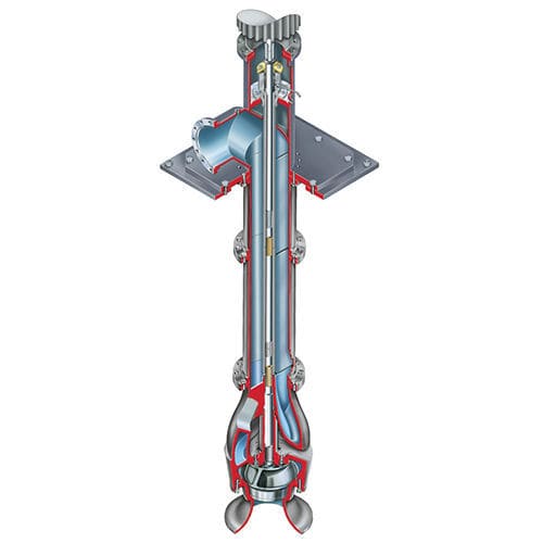 Vertical pump - MVX - FLOWSERVE - impeller / for wastewater ...