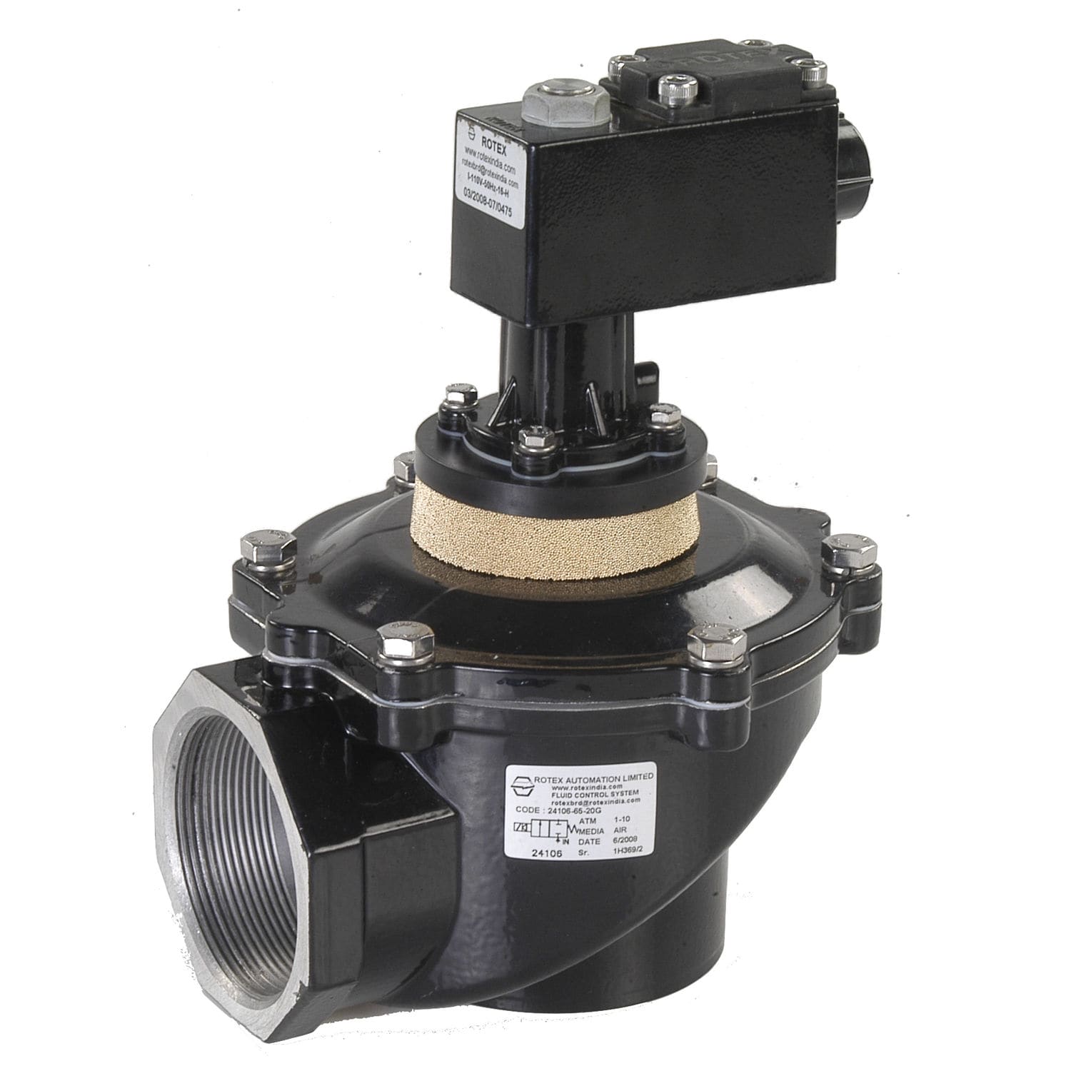Pulse jet solenoid valve - 26106 - Rotex Automation Limited - pilot ...