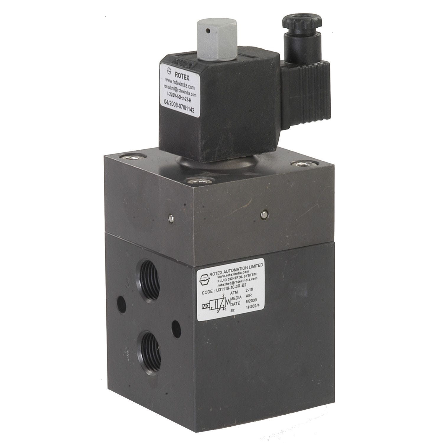 Pilot-operated solenoid valve - 31206 - Rotex Automation Limited - 3 ...