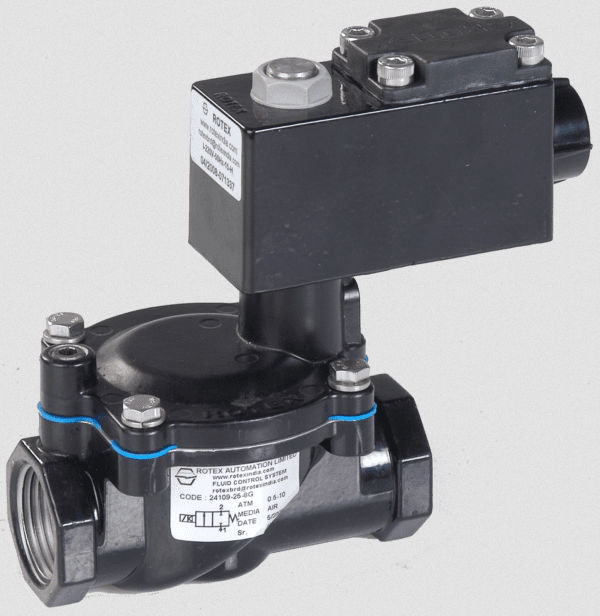 Pilot-operated solenoid valve - 24109 - Rotex Automation Limited - 2 ...